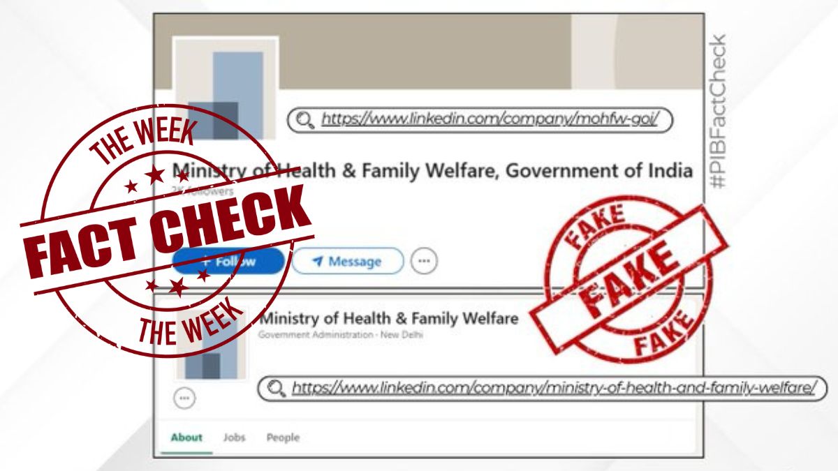 PIB Fact Check Debunks Fake LinkedIn Account Impersonating Ministry of ...