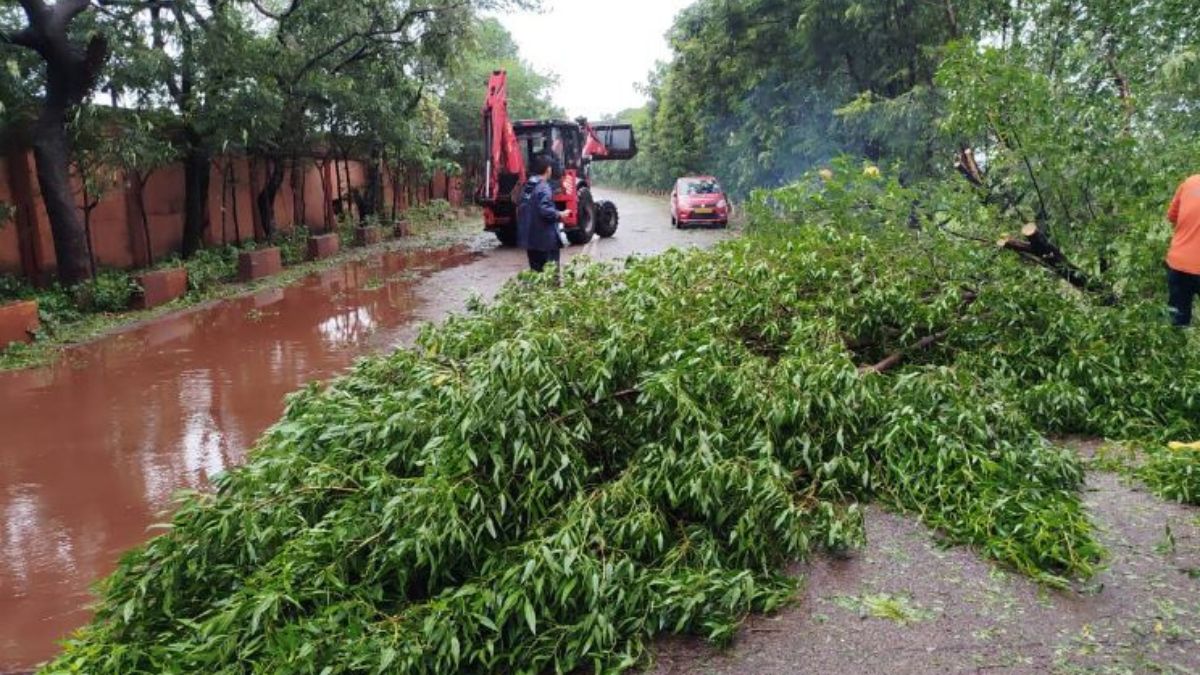 Videos | Cyclone Dana landfall continues in Odisha; heavy rainfall ...