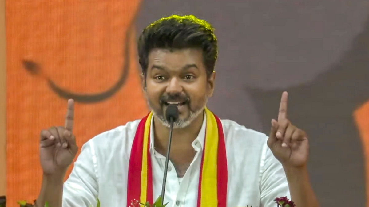 ‘Everything for everyone’: Vijay unveils TVK’s political agenda in ...