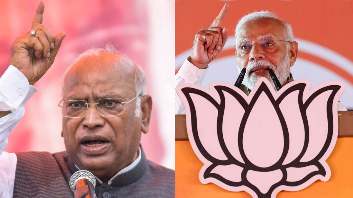 False poll promises row: Kharge counters Modi’s ‘fake’ charges; dares ...