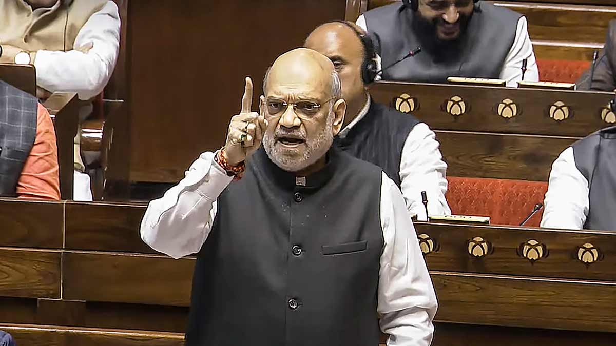 Congress amended Constitution to curtail freedom of speech: Amit Shah ...