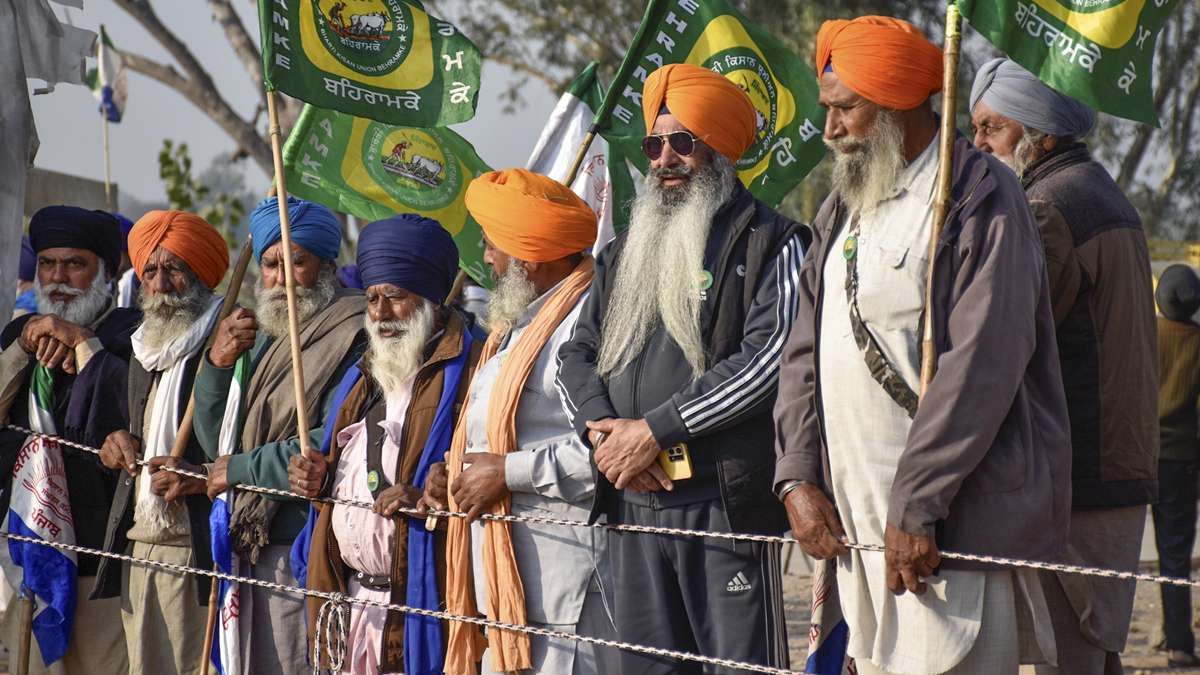 Delhi Chalo: Haryana police stop farmers’ march at Shambhu border again ...