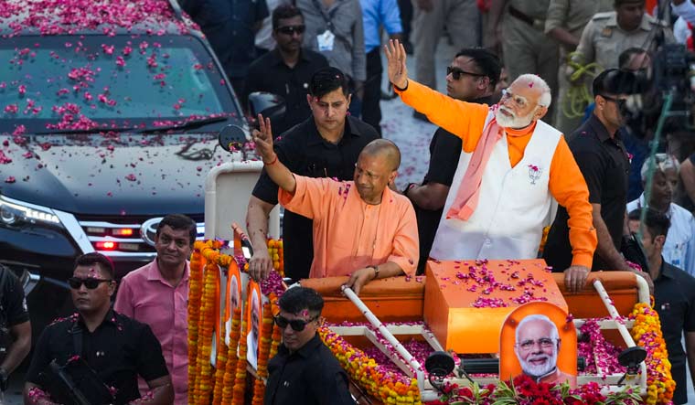 PM Modi holds roadshow in Varanasi, to file nomination papers on Tuesday- The Week