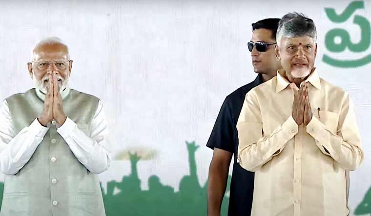 Watch: TDP chief Chandrababu Naidu takes oath as Andhra CM; Pawan Kalyan too sworn in- The Week