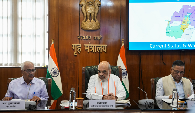 Home Minister Amit Shah chairs high-level meeting to review security situation in Manipur- The Week