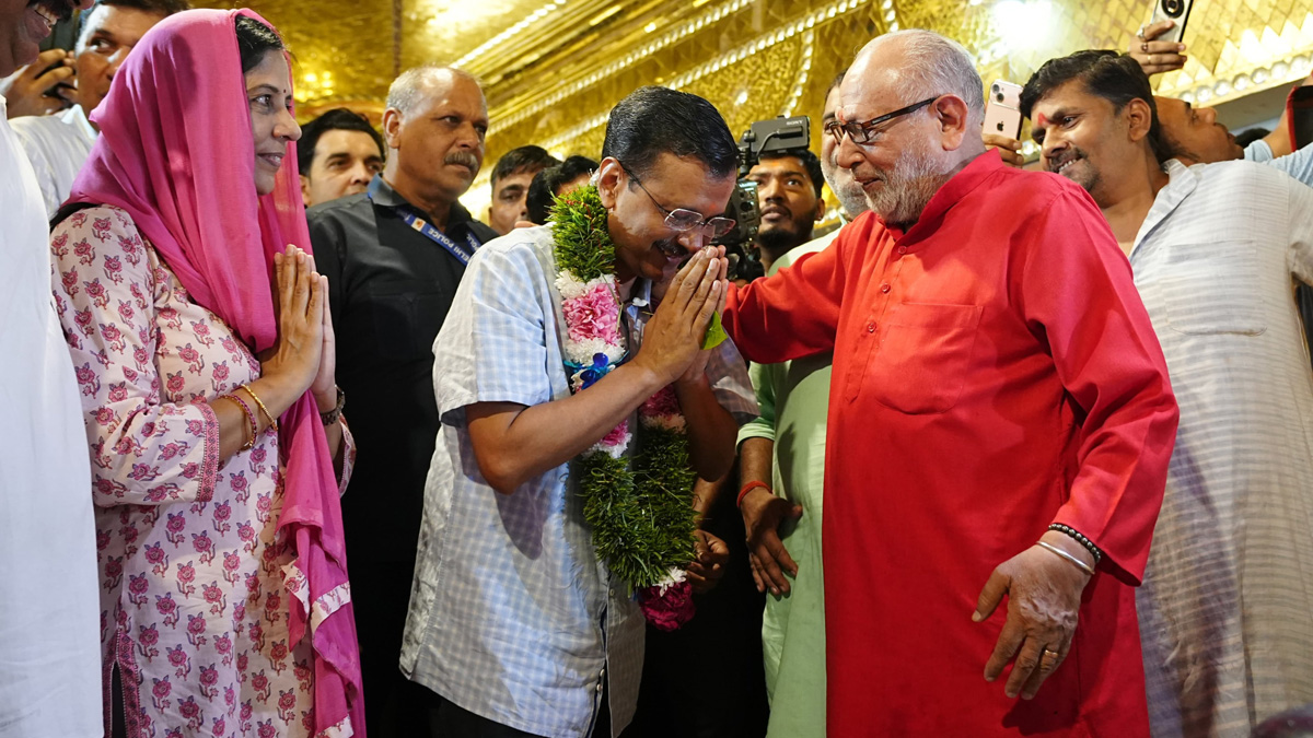 Liquor policy case: A day after release, Kejriwal visits Hanuman temple- The Week