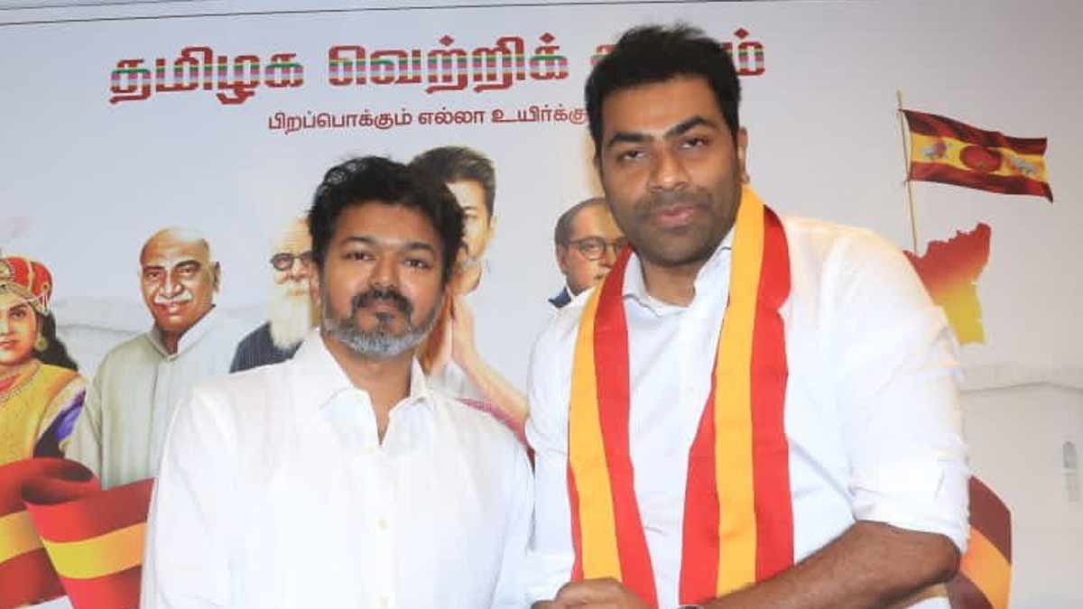 Former VCK leader Aadhav Arjuna joins Vijay’s TVK, appointed party's poll management general ...