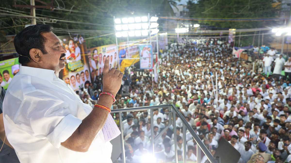 Edappadi Palaniswami woos TVK cadres blaming DMK, CM Stalin for Karur ...