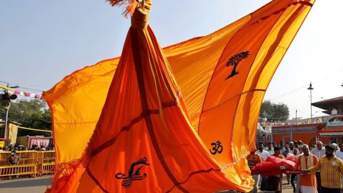 ‘Dharma Dhwaja’ at Ayodhya: Features of the flag to be hoisted at Ram ...
