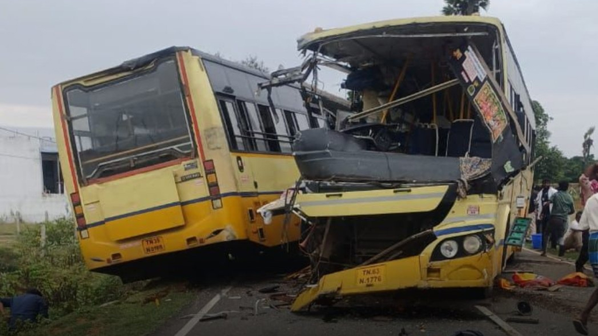 Sivaganga bus crash: 11 dead as two state buses collide; Tamil Nadu CM ...