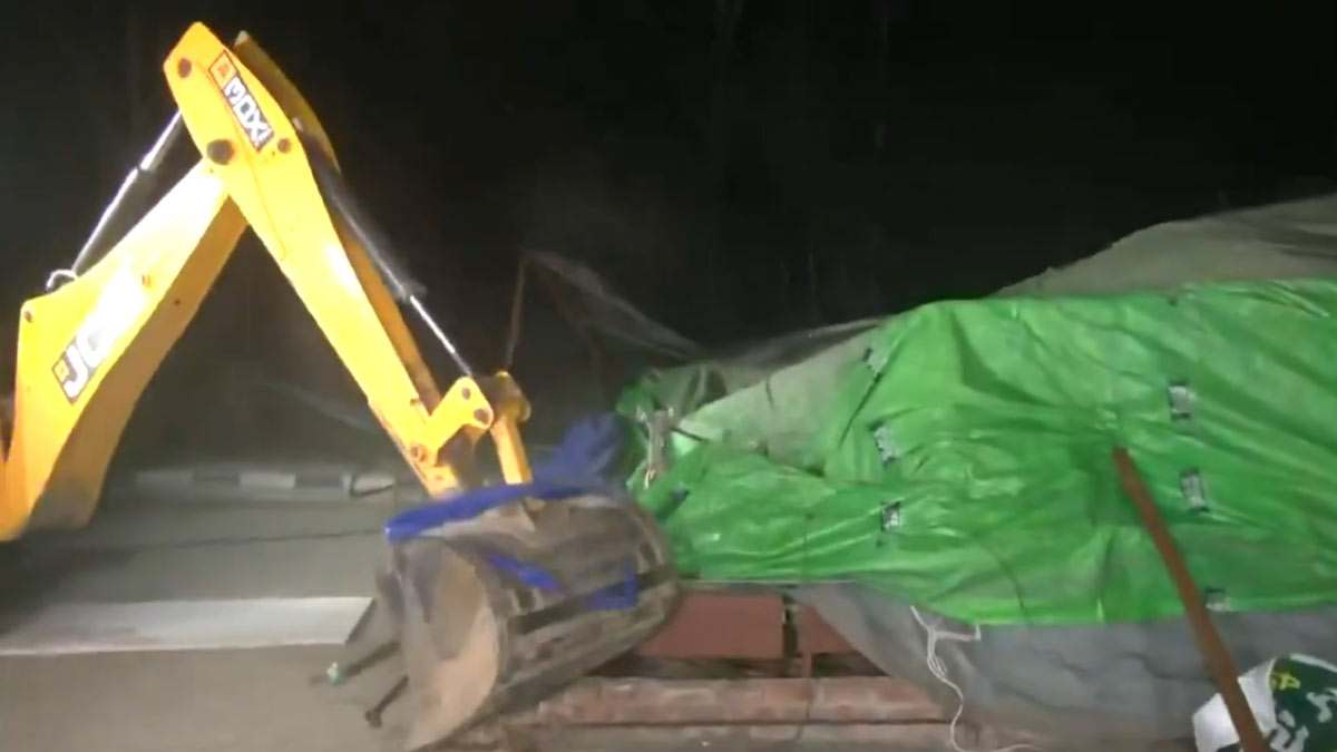 Punjab Police remove protesting farmers from Shambhu border; several ...