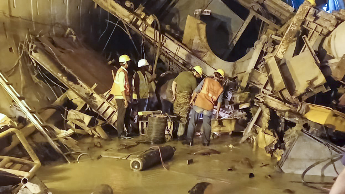 Telangana tunnel collapse: One body recovered; search continues for ...