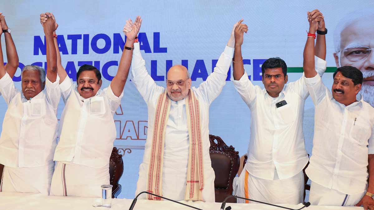 BJP-AIADMK alliance to fight Tamil Nadu polls as Annamalai makes way for Nainar Nagendran as ...