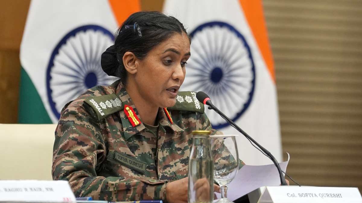 Remarks on Col Sofia Qureshi: SIT files status report; SC to hear MP ...