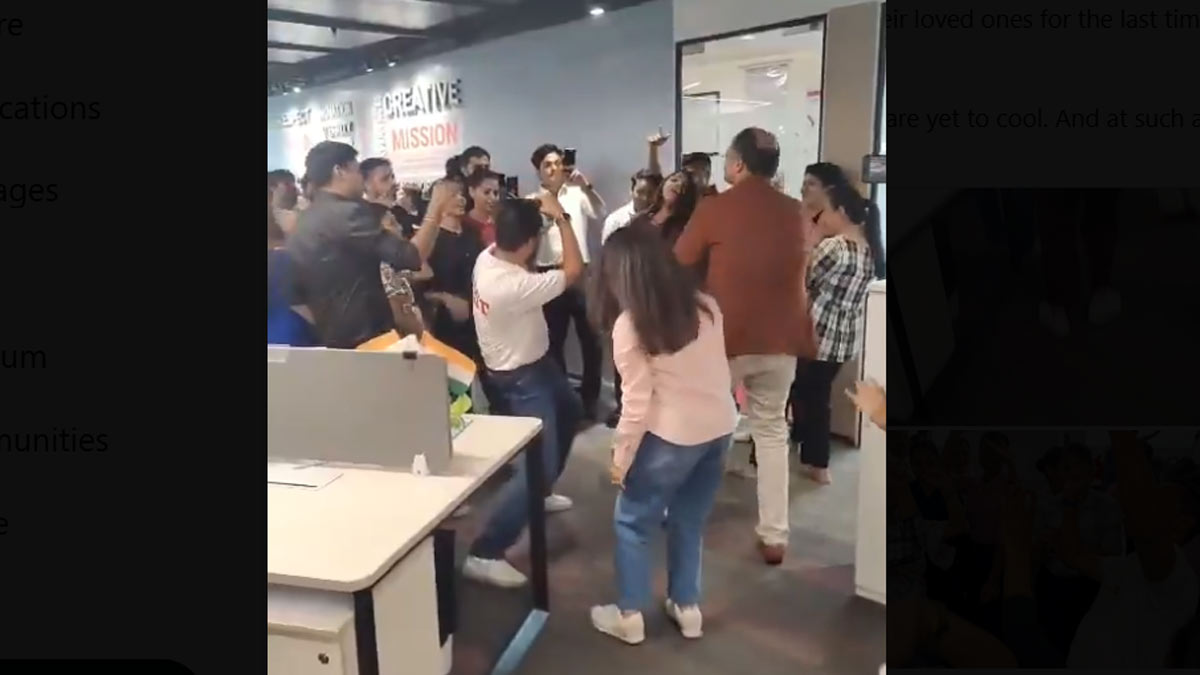 Party at Air India SATS office days after plane crash; 4 officials ...