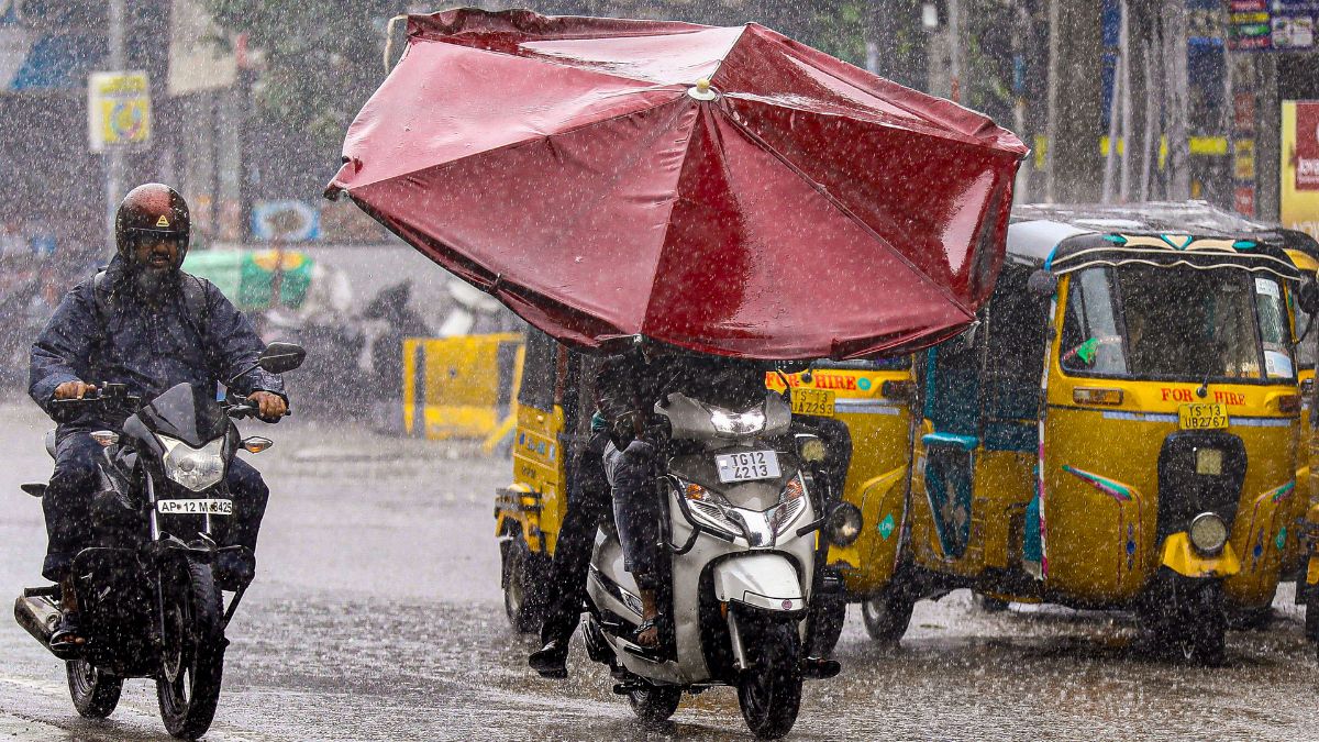 Telangana rains: IMD maintains red alert amid heavy showers; low-intensity earthquake hits state ...