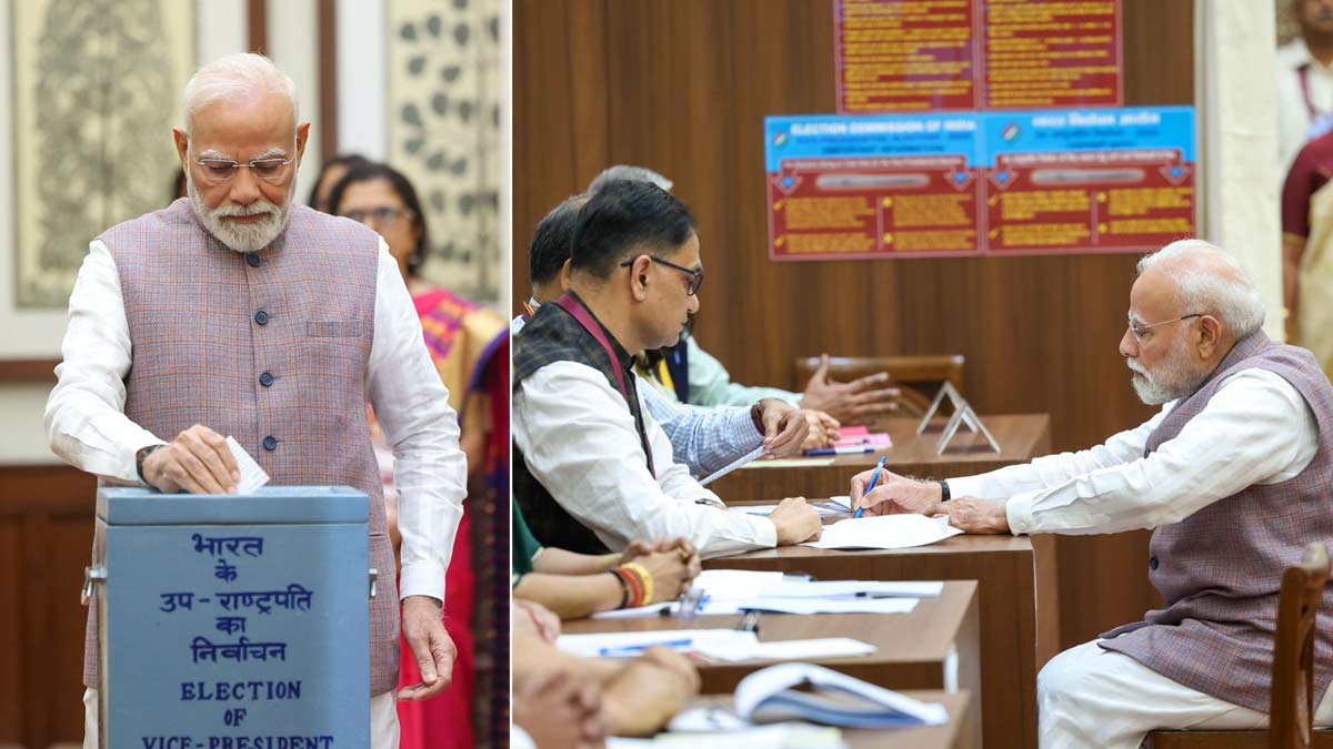 Vice president election: PM Modi first to cast vote; results likely by ...
