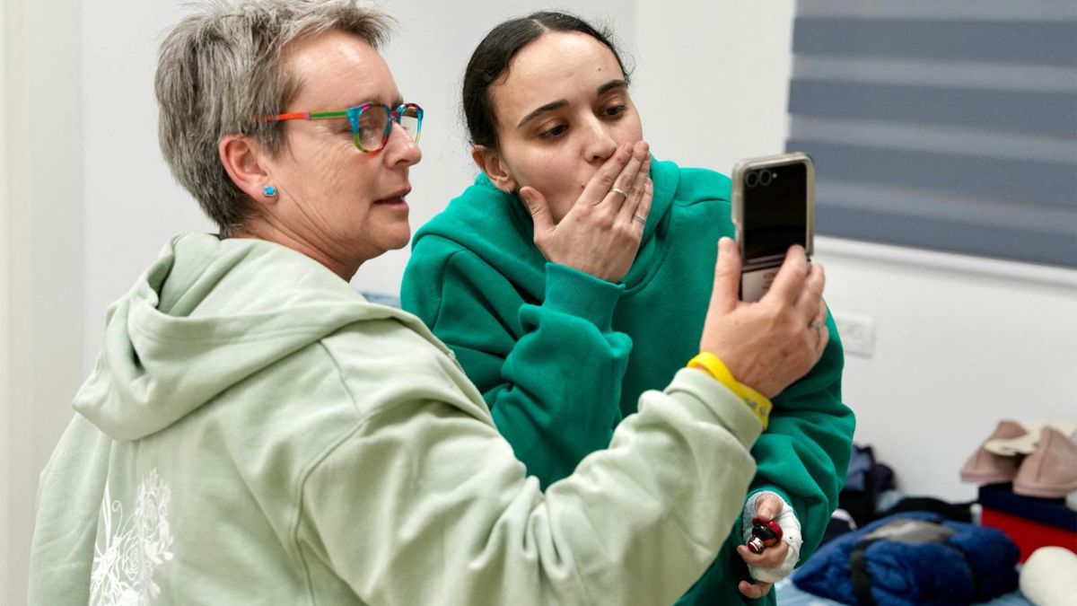 Israeli hostages 'stable'; Emily Damari posts 'rock on' emoji to ...