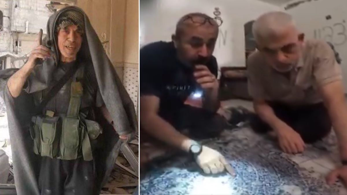 Watch slain Hamas chief Yahya Sinwar on battleground and in hiding ...