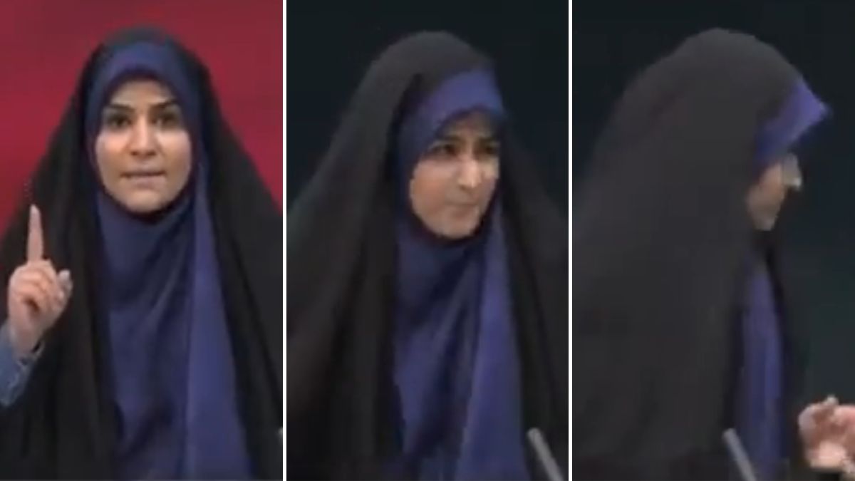 Watch Israeli jets bombing Iran state broadcaster IRIB on live TV as ...