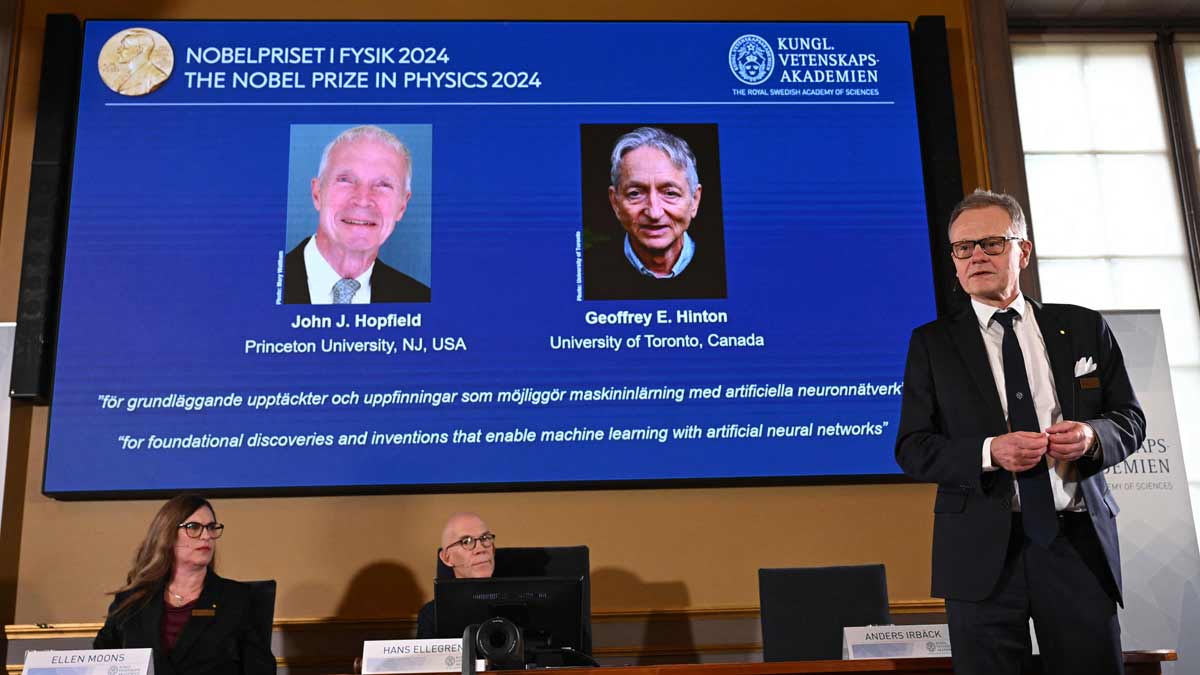 Nobel Prize in Physics: John Hopfield, Geoffrey Hinton hounoured for contributions to machine ...
