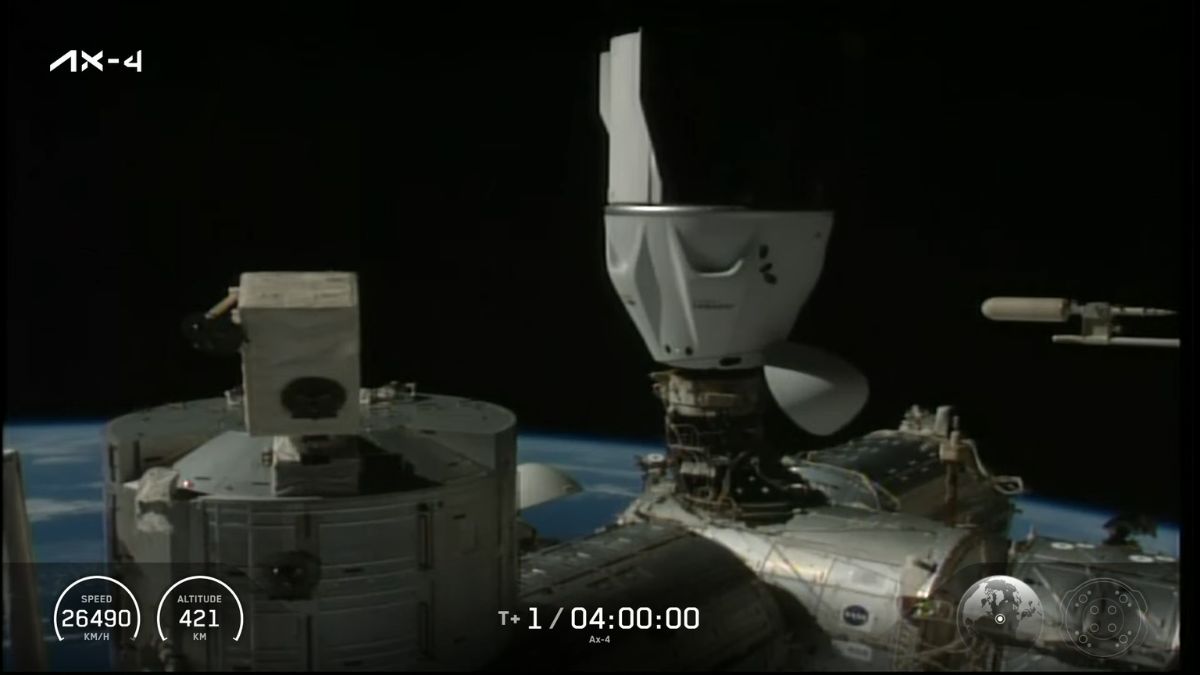 Axiom Mission 4: ‘Grace’ spacecraft carrying astronaut Shubhanshu ...