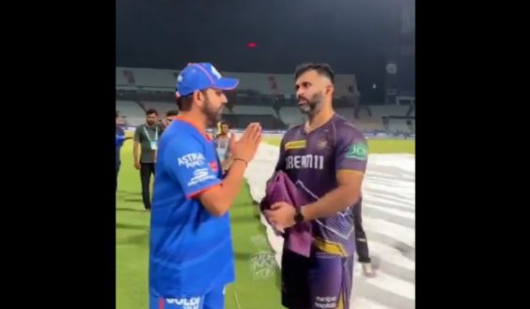 WATCH | 'Mera to ye last hai': Rohit Sharma's convo with KKR staff in ...