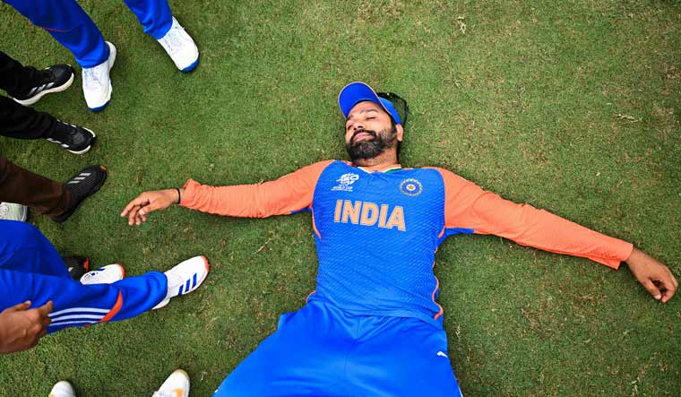 Emotional Rohit Sharma, tearful Hardik Pandya: How Team India ...