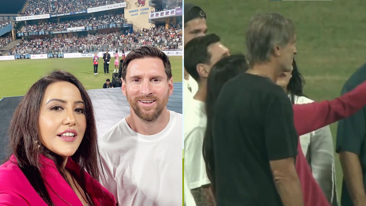 Amruta Fadnavis-Lionel Messi selfie gets massive backlash online: Here is why- The Week