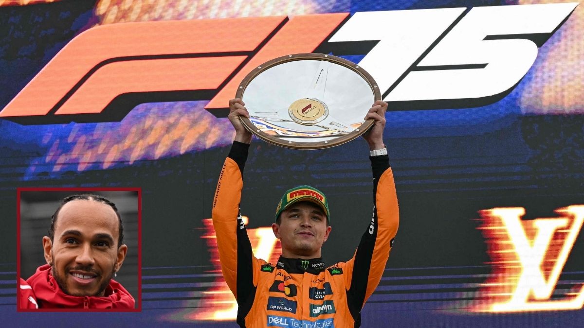 Wet race drenches Hamilton’s Ferrari debut as Lando Norris wins ...