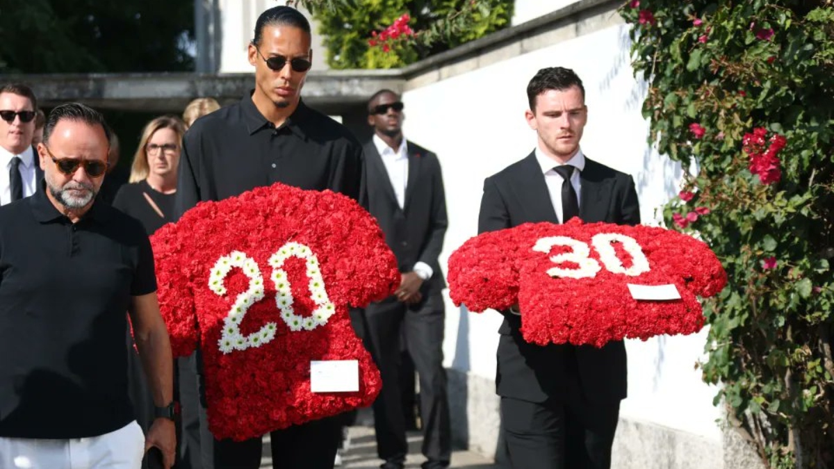 Diogo Jota funeral IN PICS: WATCH Ruben Neves, Virgin van Dijk and ...