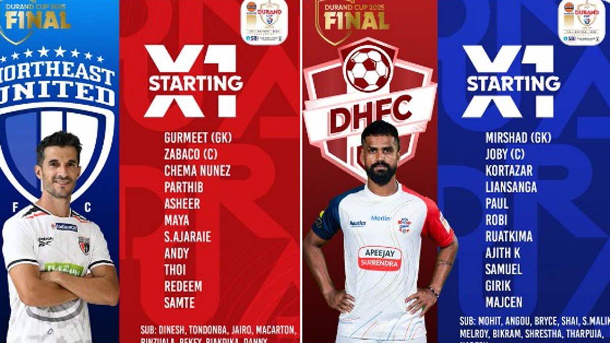 Durand Cup 2025 final live streaming: When and where to watch NorthEast United FC vs Diamond ...