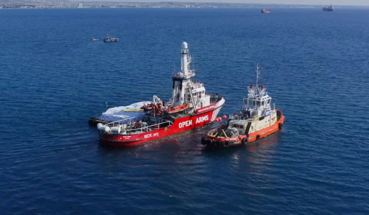 Gaza: Aid ship sets sail from Cyprus port carrying 200 tonnes of food ...