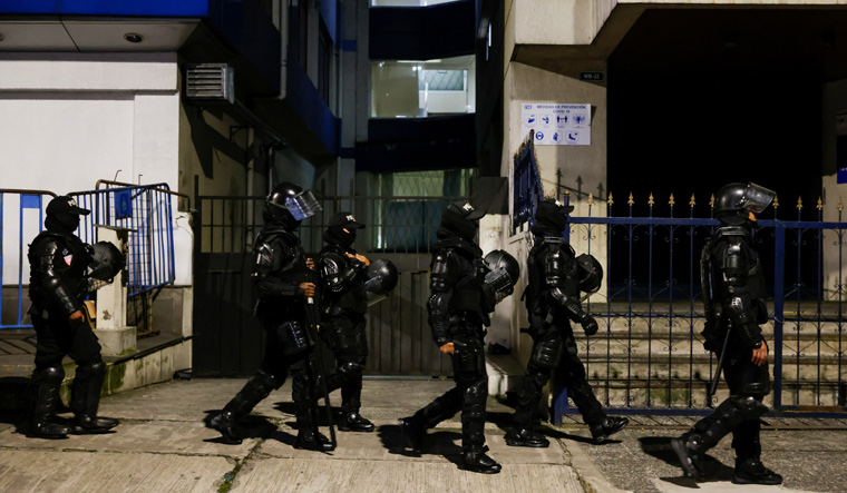 Mexico breaks diplomatic ties with Ecuador after police raid embassy ...