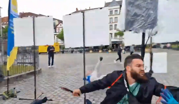 Watch | Man goes on a stabbing spree in Germany, shot down by police ...