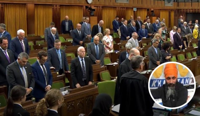 One year of Nijjar killing: Canada Parliament observes silence, Trudeau ...