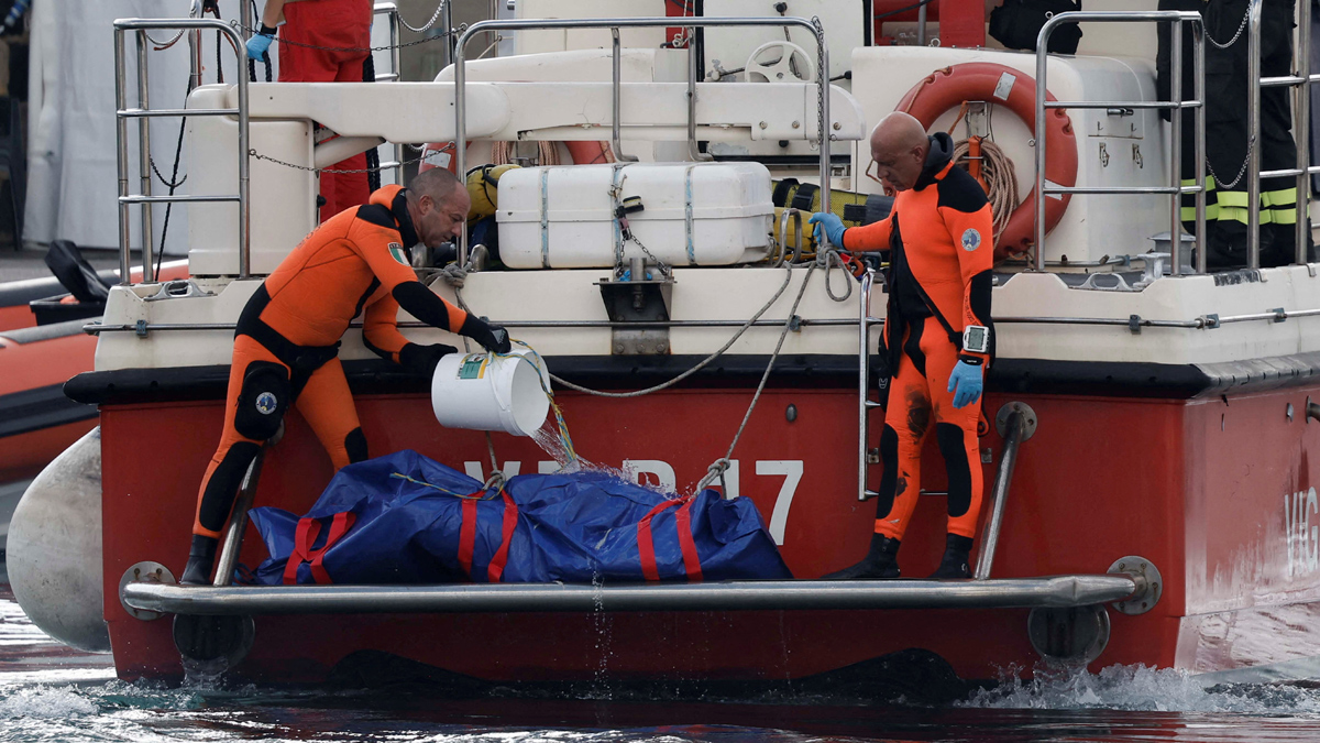 Body of UK tech magnate Mike Lynch is among those recovered from Sicily ...