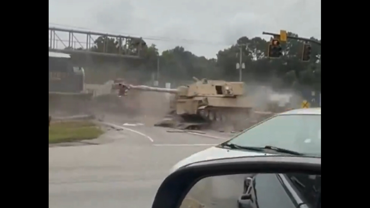 WATCH | US freight train crashes into military vehicle in South ...