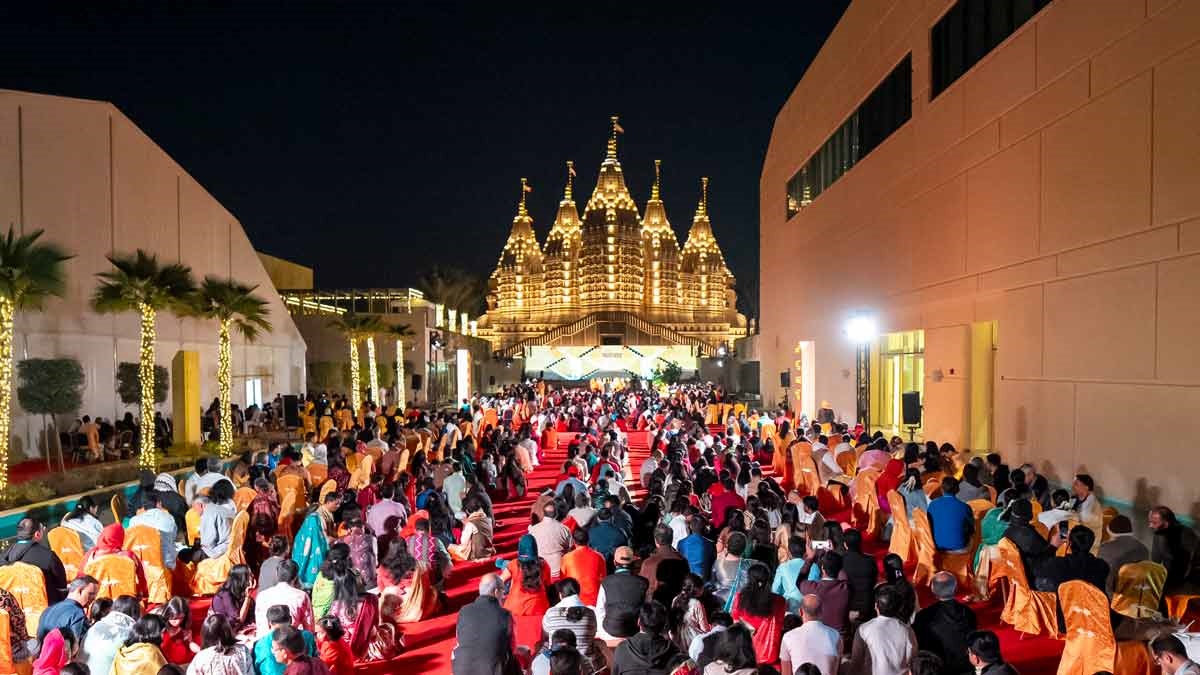 BAPS Hindu Mandir Abu Dhabi celebrates first anniversary of its ...