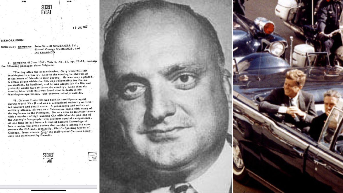 Did CIA kill John F Kennedy? JFK files reveal Agent Gary Underhill's ...