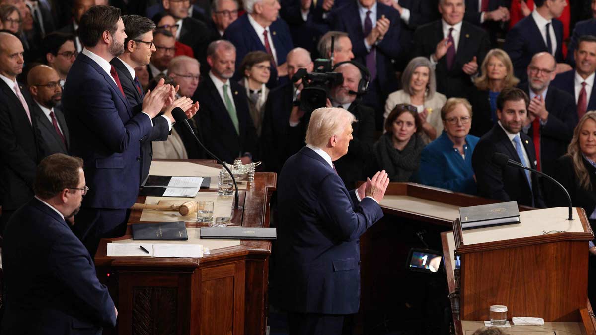 'America is back': Donald Trump proclaims in his first address to ...
