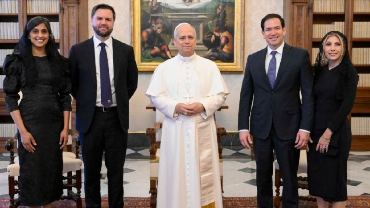US VP Vance, Secretary of State Rubio meet Pope Leo in inaugural Mass ...